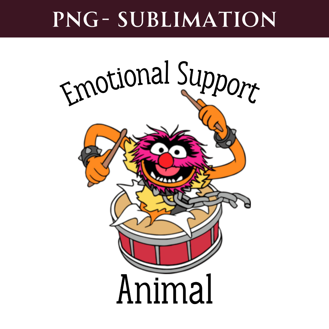 Muppets Emotional Support Animal PNG Transparent Digital Dow | Inspire ...