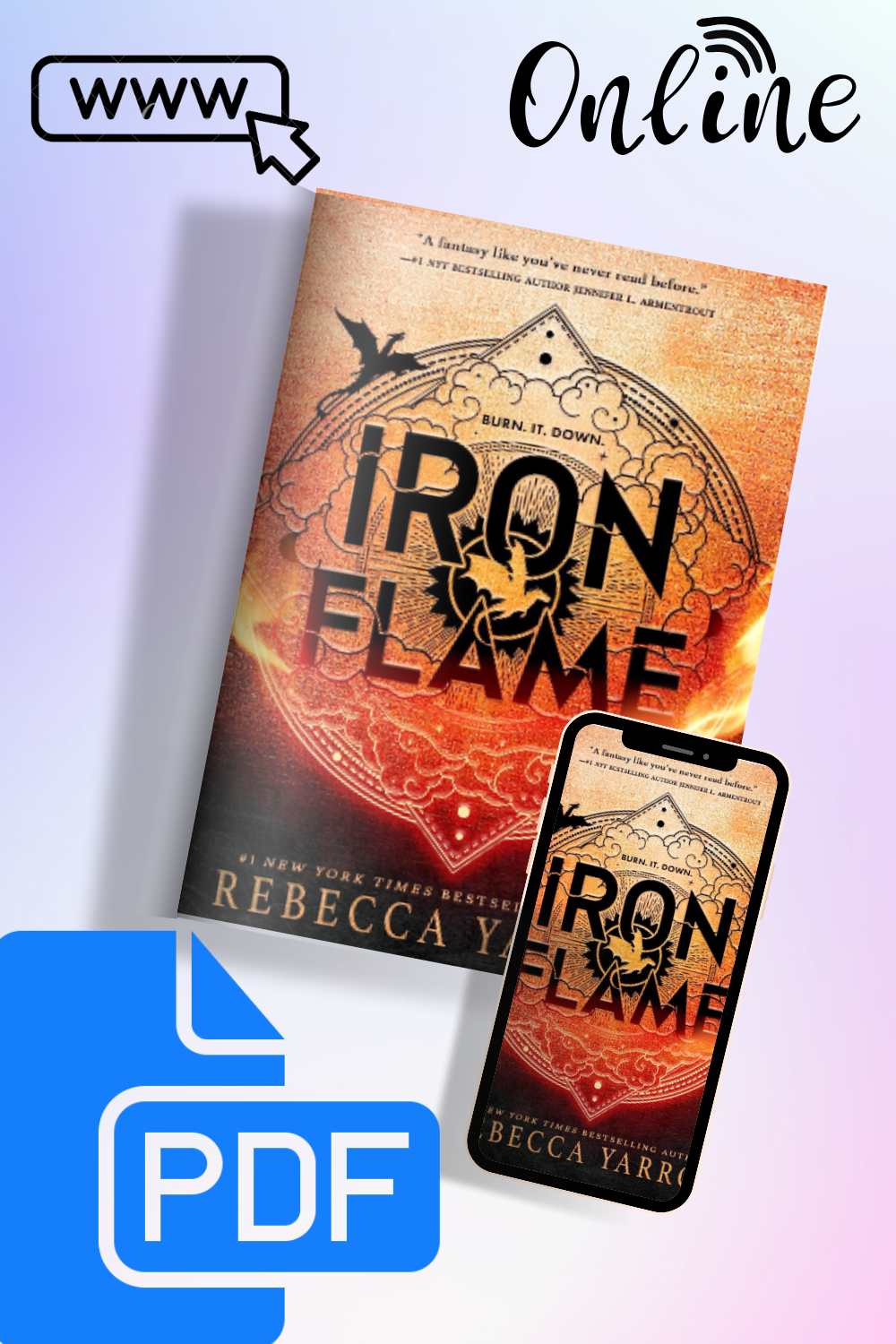 Iron Flame (The Empyrean Book 2) by Rebecca Yarro | Inspire Uplift