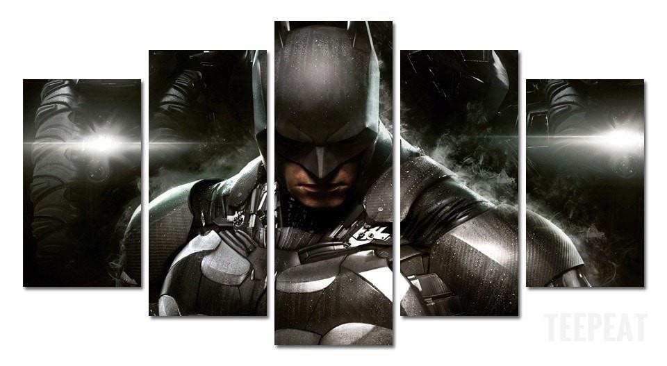 Batman Batmobile Dc 5 Pieces Canvas Wall Art, Large Framed 5 | Inspire ...