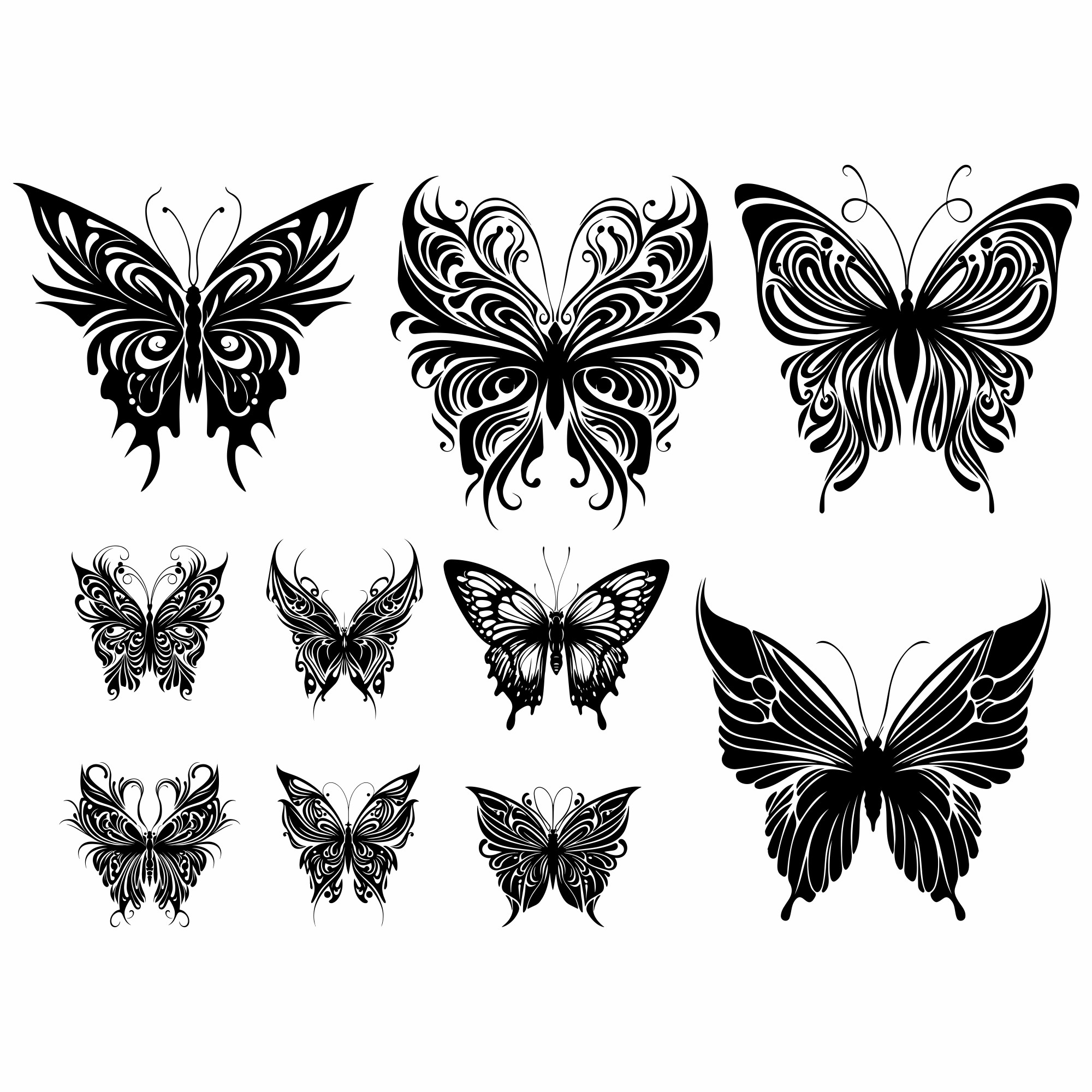 Butterfly Bundle svg, Butterfly Svg, Digital Download, Butte | Inspire ...