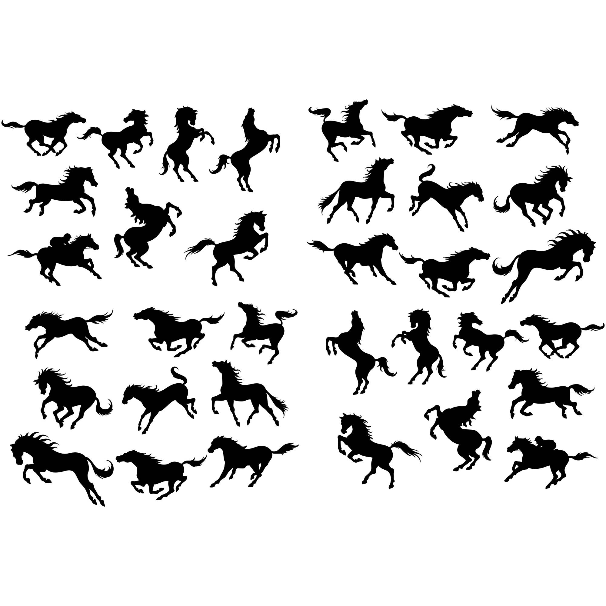 Mustang Horse SVG, Mustang svg, Horse svg, Running Horse svg | Inspire ...