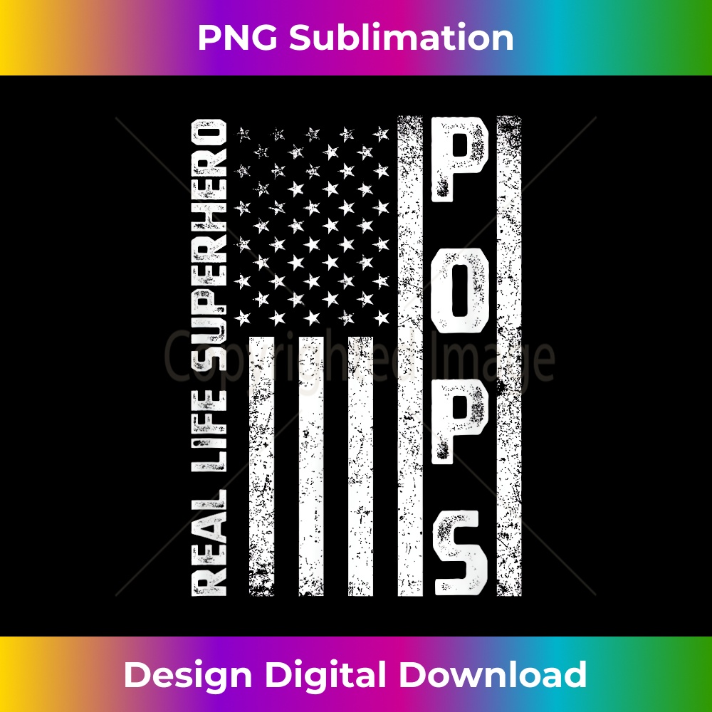 Real Life Superhero Pops US Flag Grandpa Gift - Futuristic P | Inspire ...