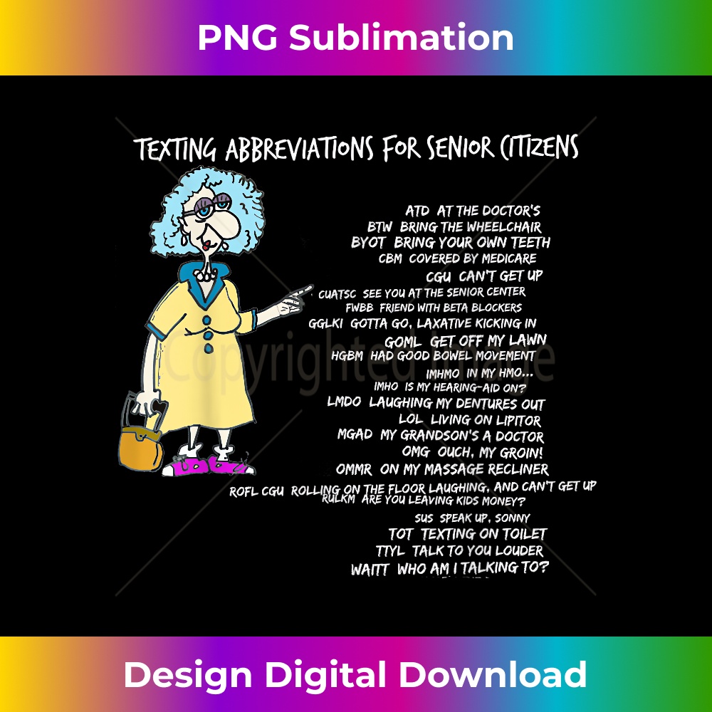 Senior Citizen Texting Code - Crafted Sublimation Digital Do | Inspire ...