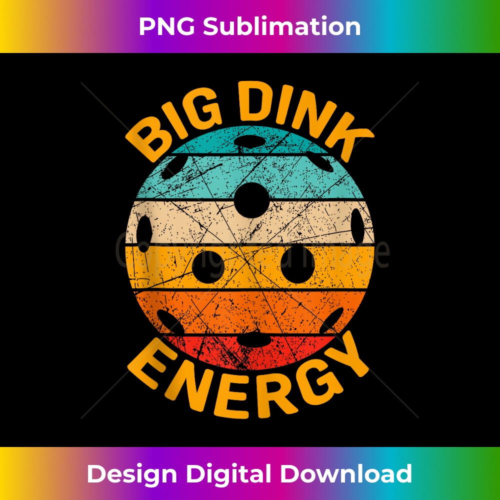 Funny Retro Color Pickleball Sayings- Big Dink Energy - Time | Inspire ...