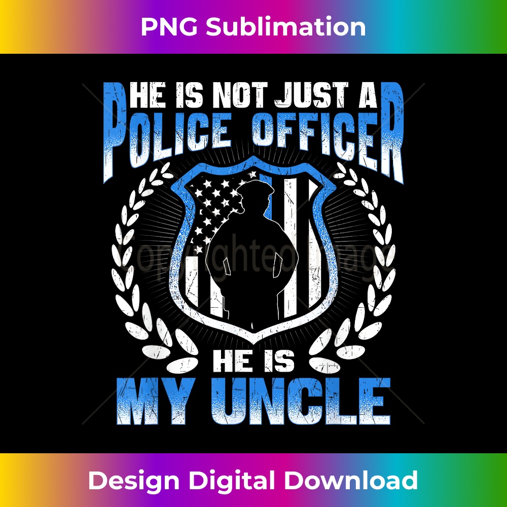 My Uncle Is A Brave Police Officer Proud Police Niece Nephew | Inspire ...