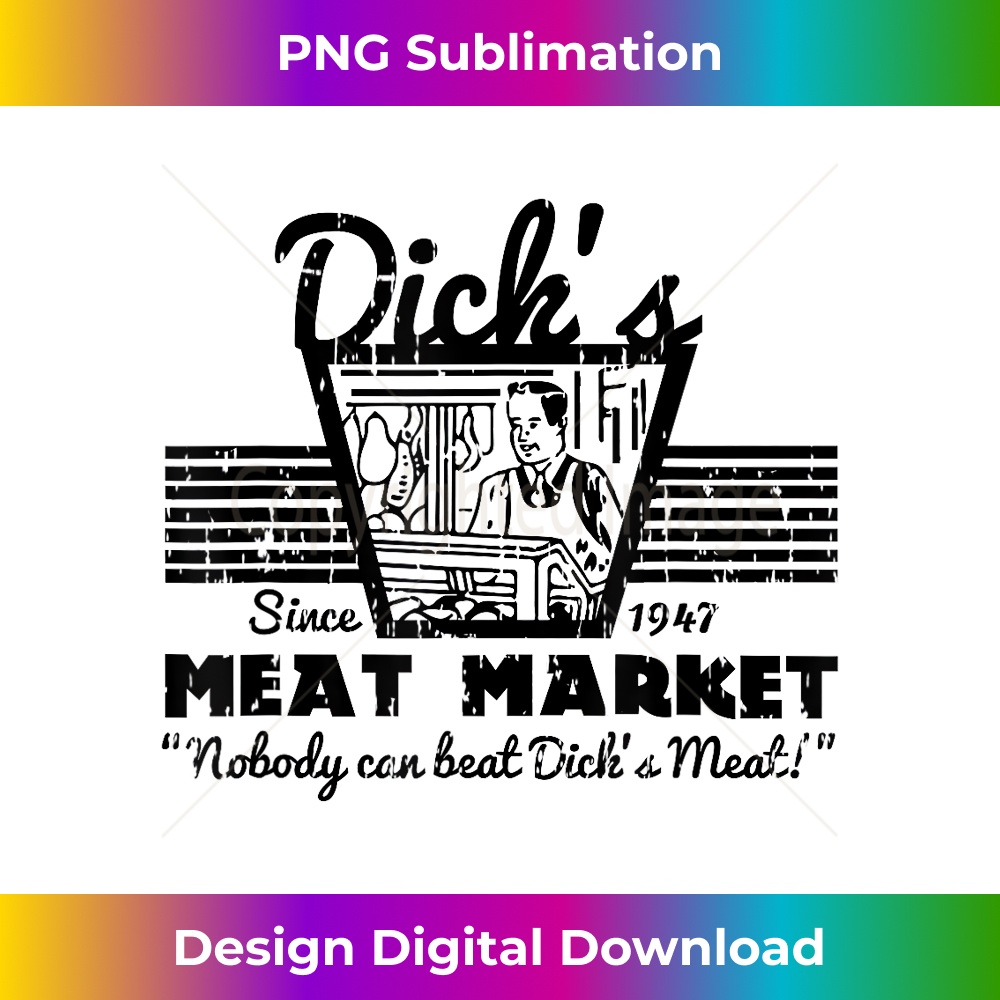 Dick's Meat Market T- Funny Adult Humor Pun - Bohemian Subli | Inspire ...