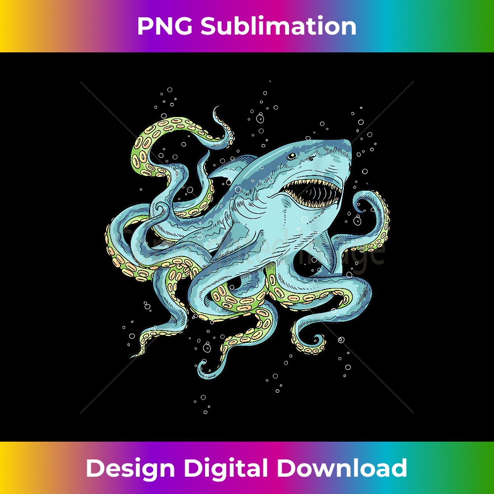 Half Shark Half Octopus Sharktopus Graphic - Contemporary PN | Inspire ...