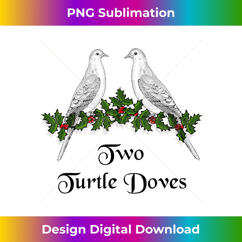 Two Turtle Doves Twelve Days of Christmas - Deluxe PNG Subli | Inspire ...