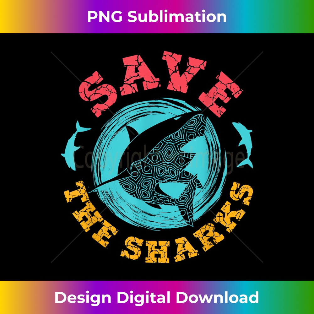Save the Sharks Shark Fish Protection Diver Sea Ocean - Clas | Inspire Uplift
