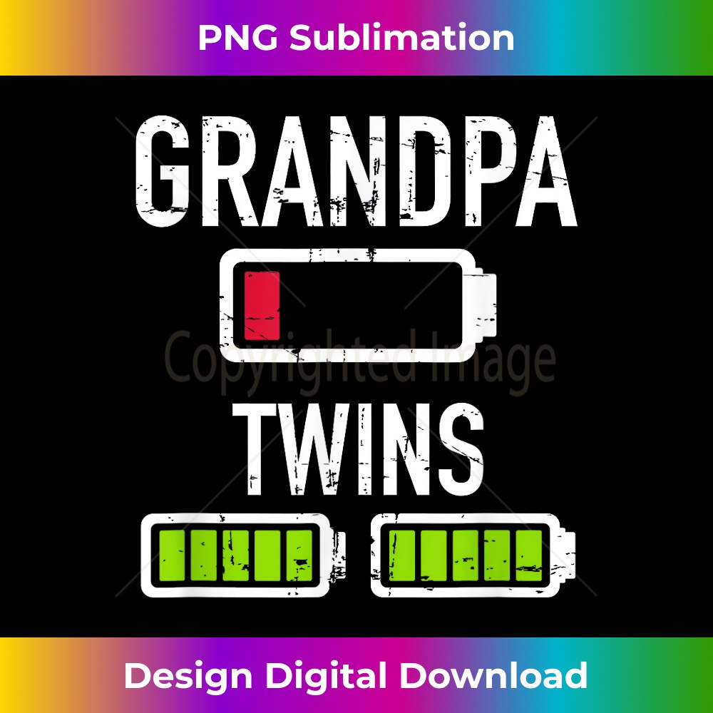 Grandpa low battery twins full battery - Timeless PNG Sublim - Inspire ...