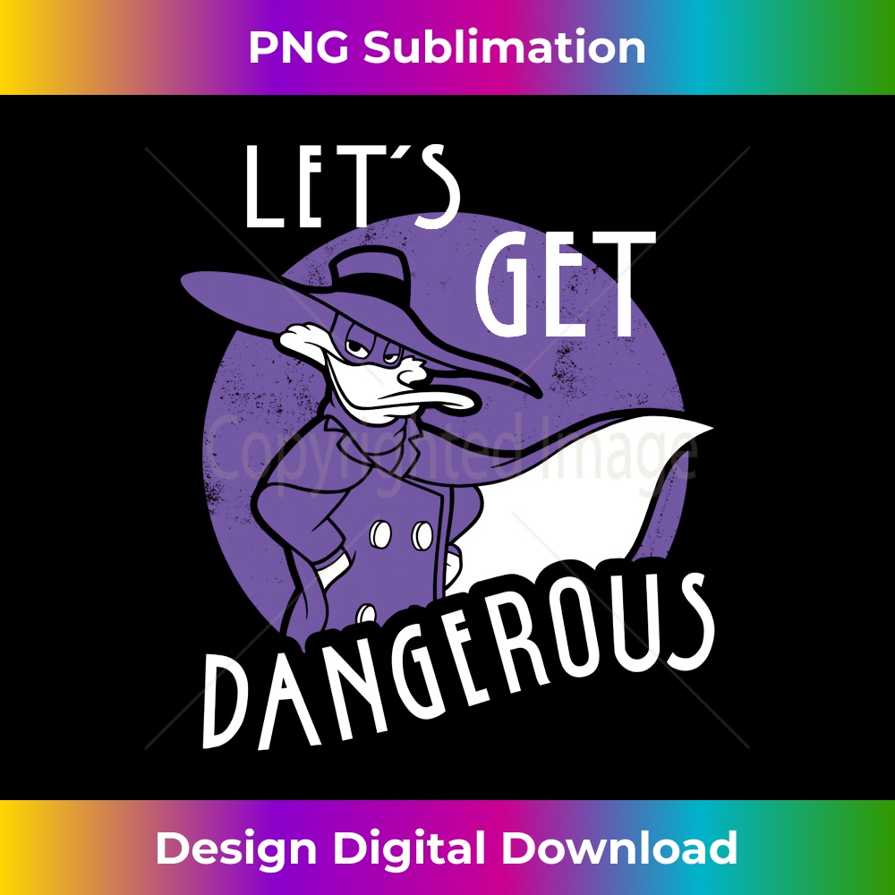 Disney Darkwing Duck Let's Get Dangerous Retro Circle Pose - | Inspire Uplift