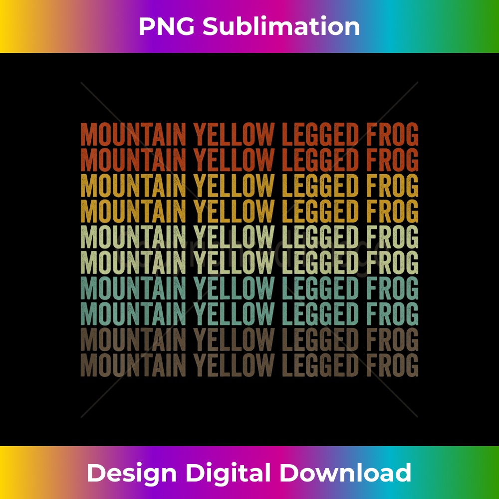 Mountain Yellow Legged Frog Amphibian Retro - Futuristic PNG | Inspire ...