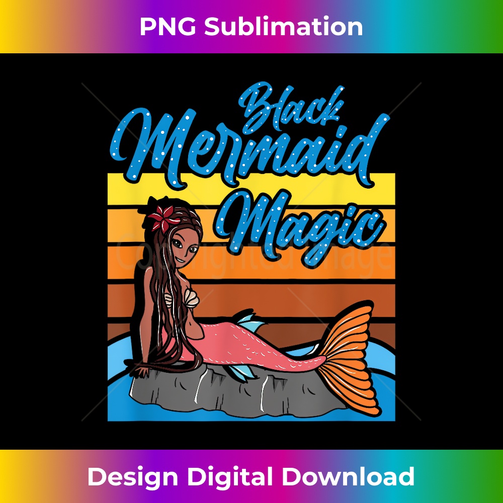 Mermaid African American Black Mermaid Magic - Bespoke Subli - Inspire ...