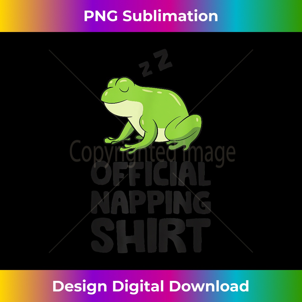 Frog Official Napping Sleeping Frog Pajama - Urban Sublimati | Inspire ...