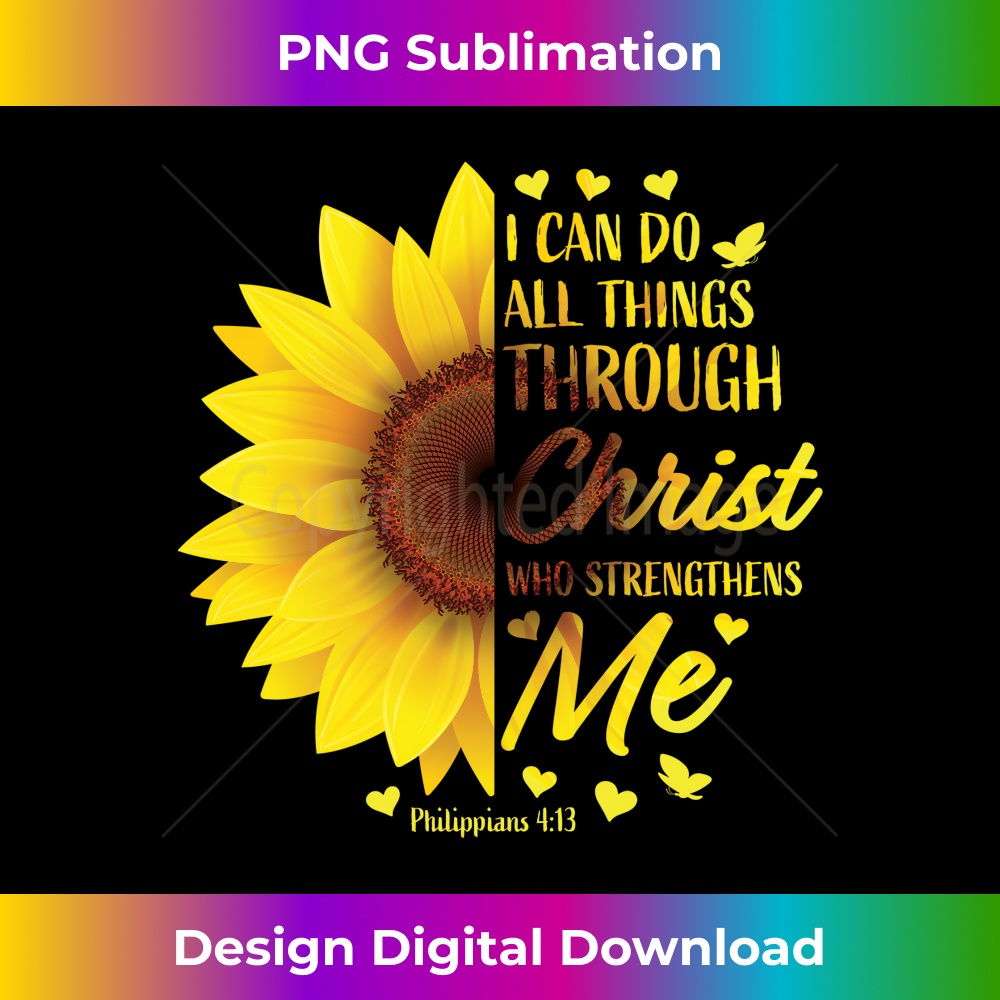 Christian Bible Verse Philippians 413 s Sunflower - Innovati | Inspire ...