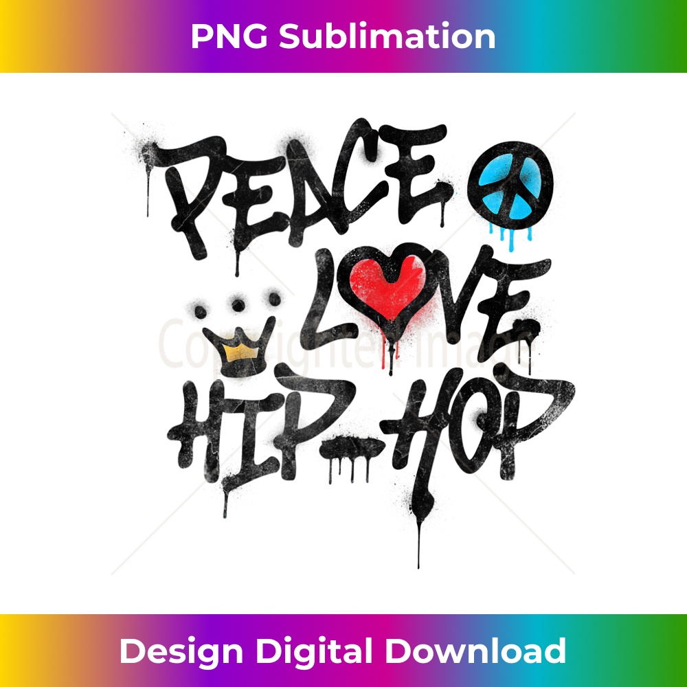 Peace Love Hip Hop Dancing - Sublimation-Optimized PNG File | Inspire ...