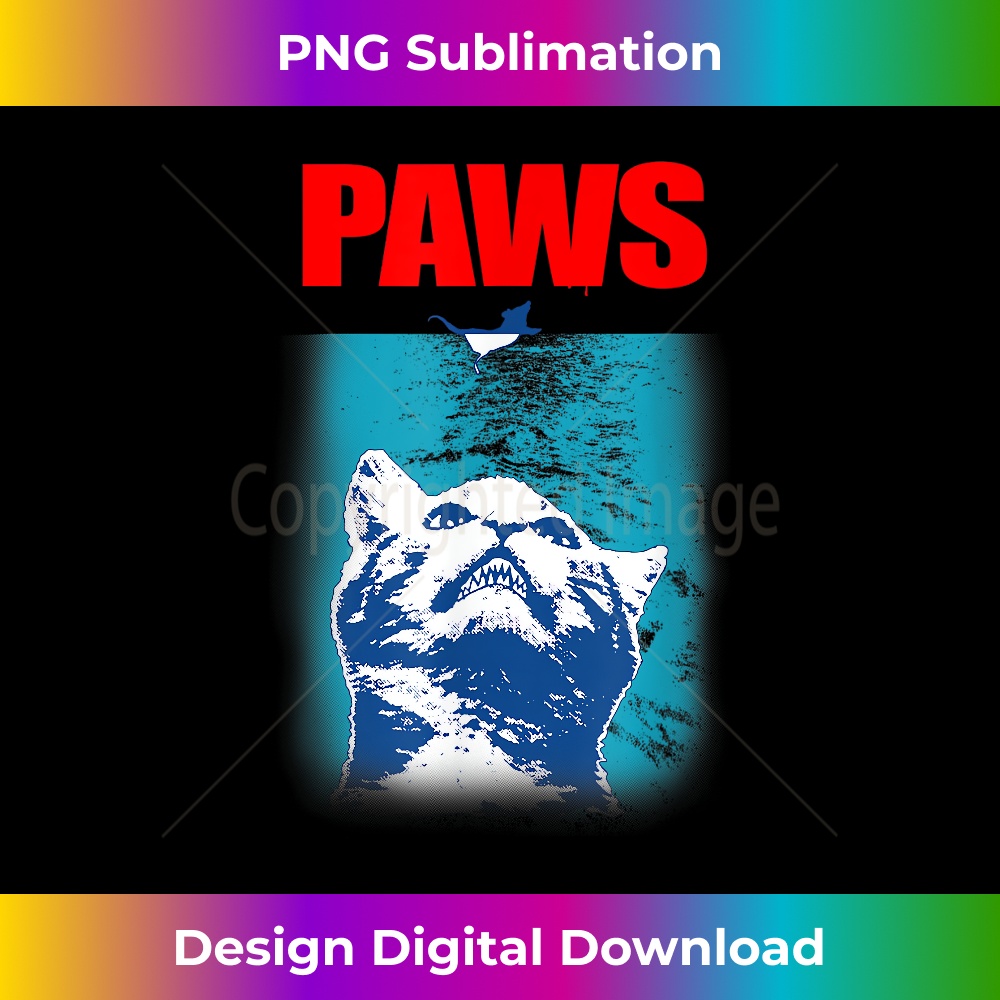 Paws Underwater Shark Attack Funny Cat Parody - Eco-Friendly | Inspire ...