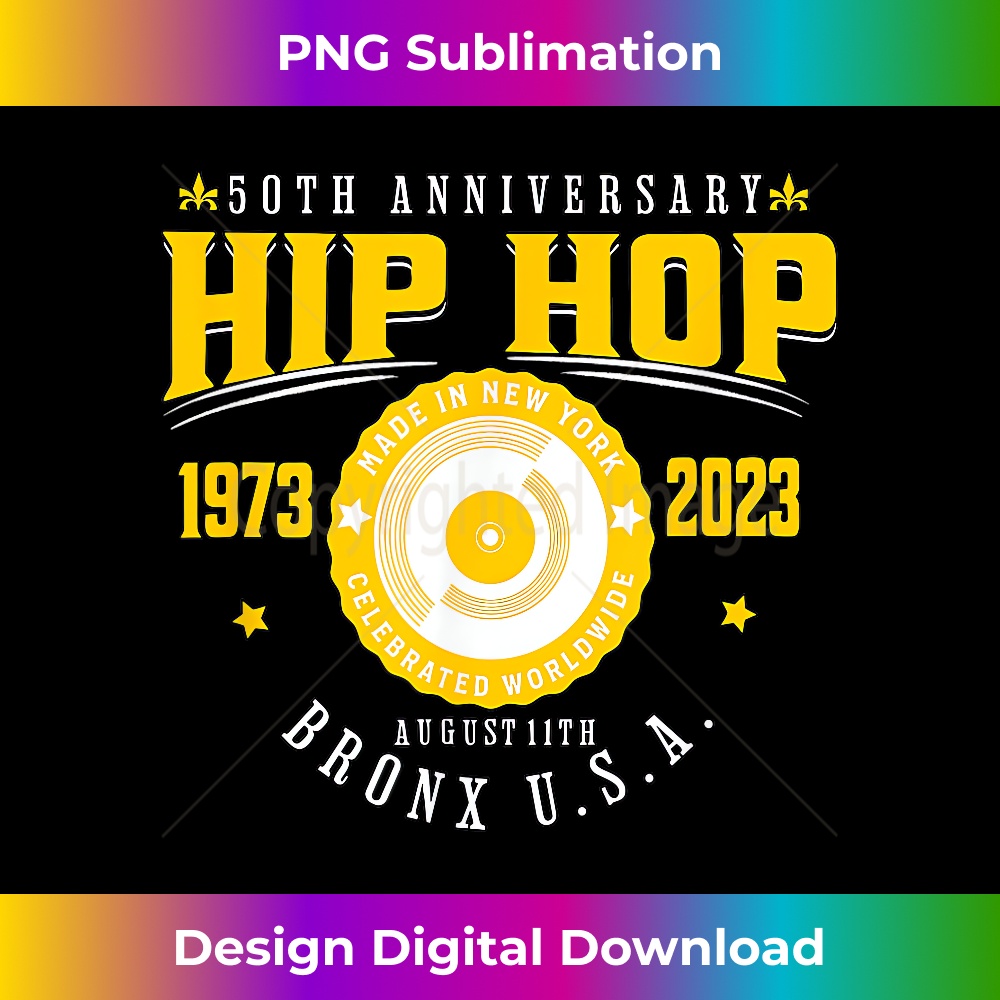50 Years Hip Hop50th Anniversary - Vibrant Sublimation Digit | Inspire ...