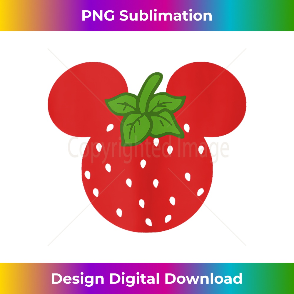 Disney Mickey Mouse Strawberry Head - Deluxe PNG Sublimation - Inspire ...