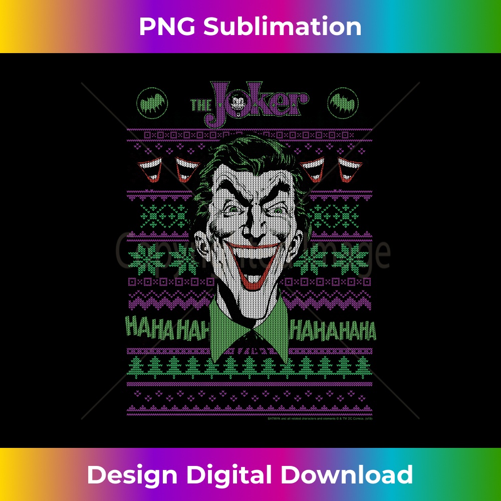DC Comics Christmas The Joker Big Face Ugly er - Chic Sublim | Inspire ...