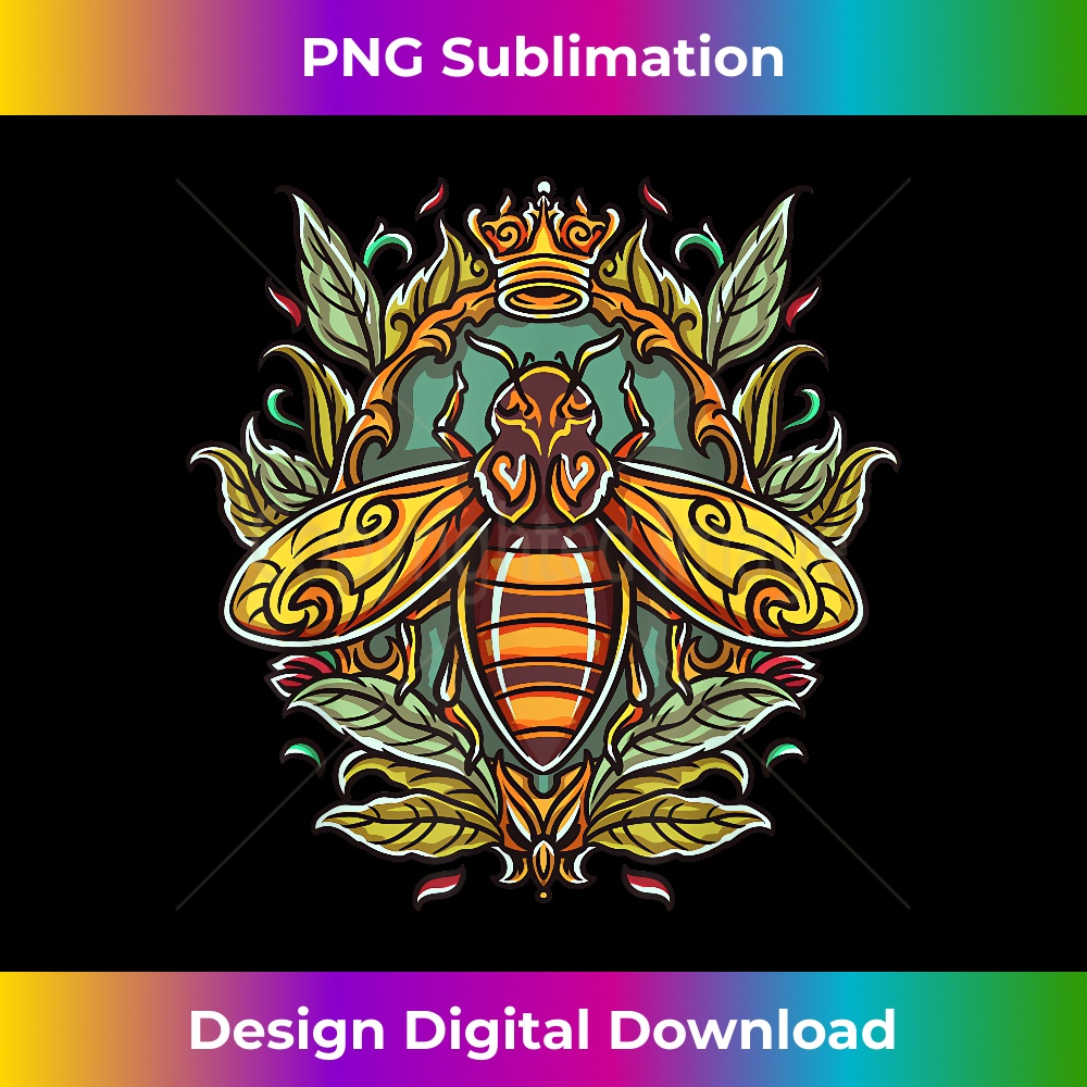 Bee Queen Tattoo Illustration Bumblebee Inked Tattoo Art - I | Inspire ...