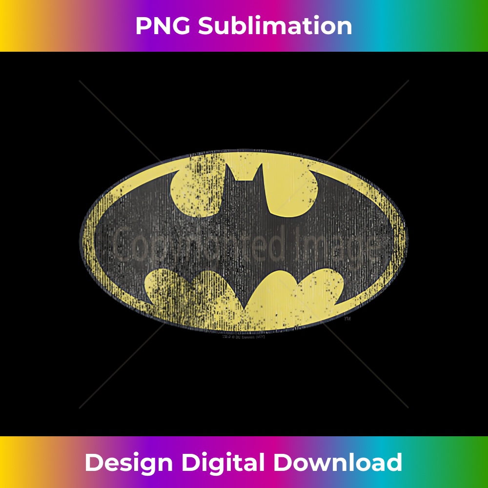 Batman Retro Bat Logo Distressed - Eco-Friendly Sublimation | Inspire ...