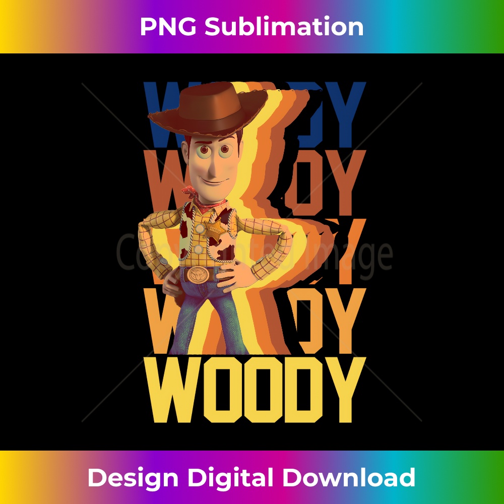 Disney Pixar Toy Story Woody Name Stack Portrait - Minimalis | Inspire ...