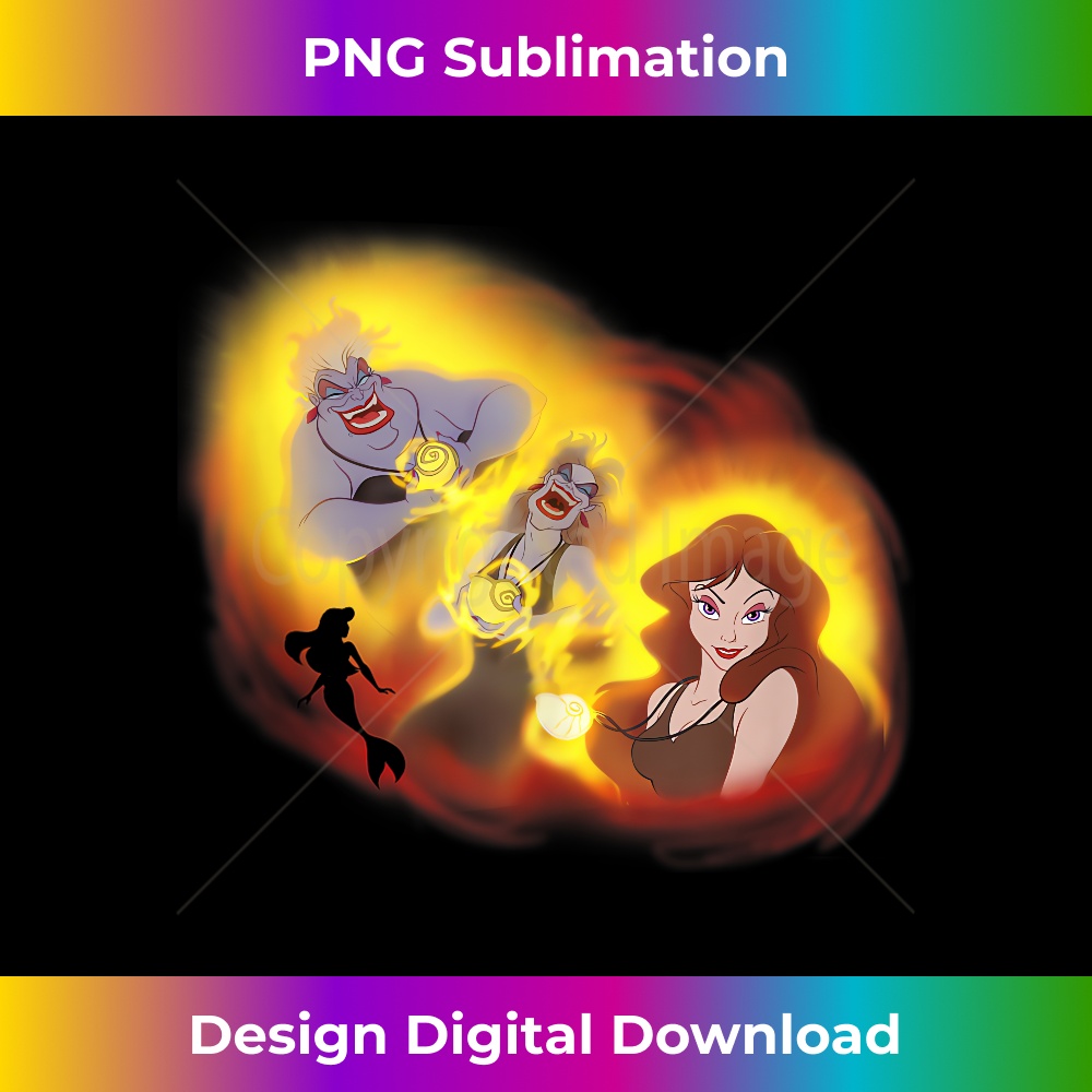 Disney The Little Mermaid Ursula Transformation Collage - De | Inspire ...