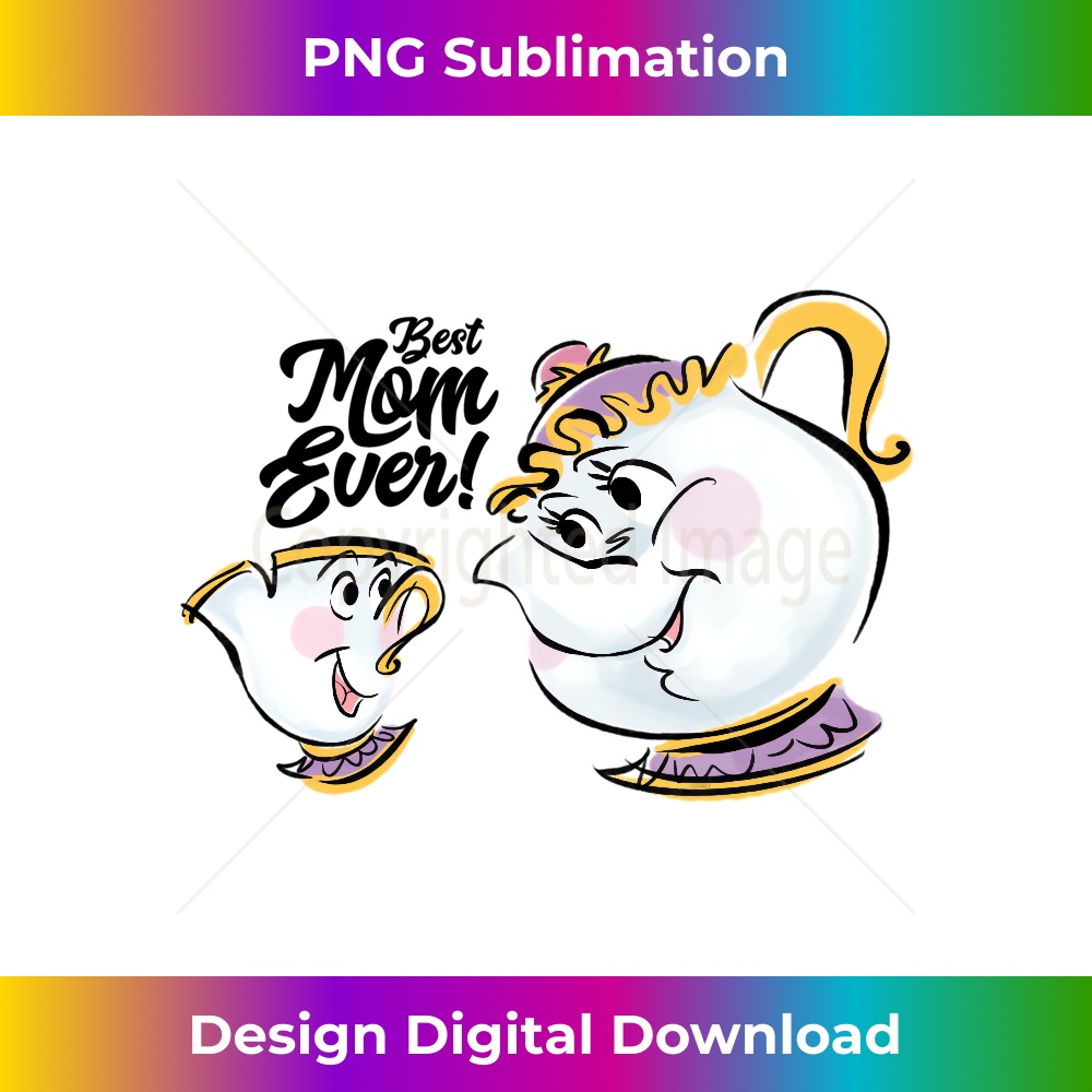Disney Beauty and the Beast Chip Mrs. Potts Best Mom Ever - | Inspire ...