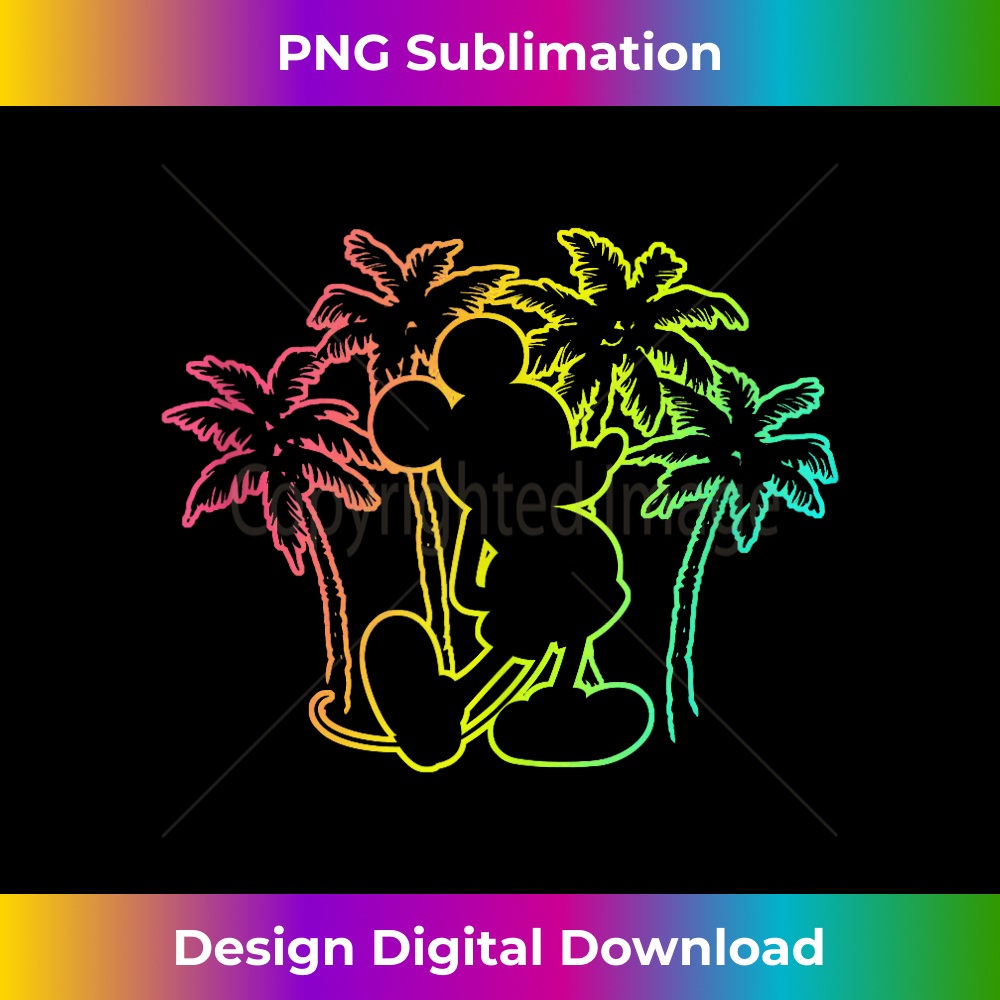 Disney Mickey Mouse Silhouette Palm Trees - Sophisticated PN - Inspire ...