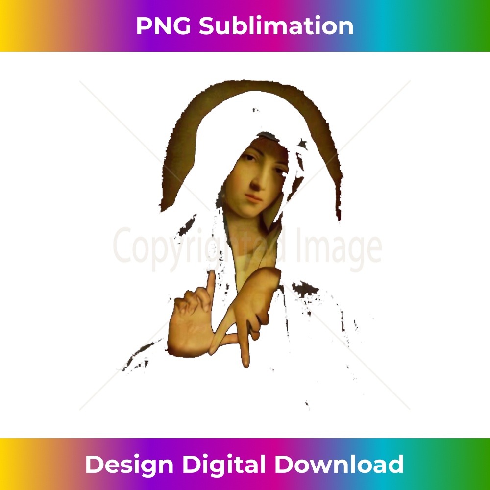 Virgin Mary Logo Red Font - Sophisticated PNG Sublimation Fi | Inspire ...