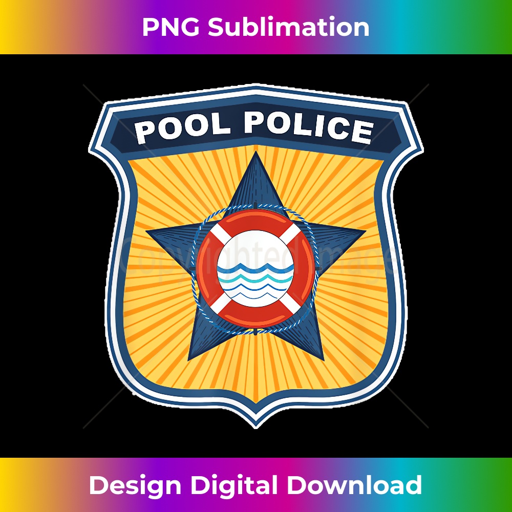 Funny POOL POLICE Beach Vacay Cabana Guy Off Duty Lifeguards | Inspire ...
