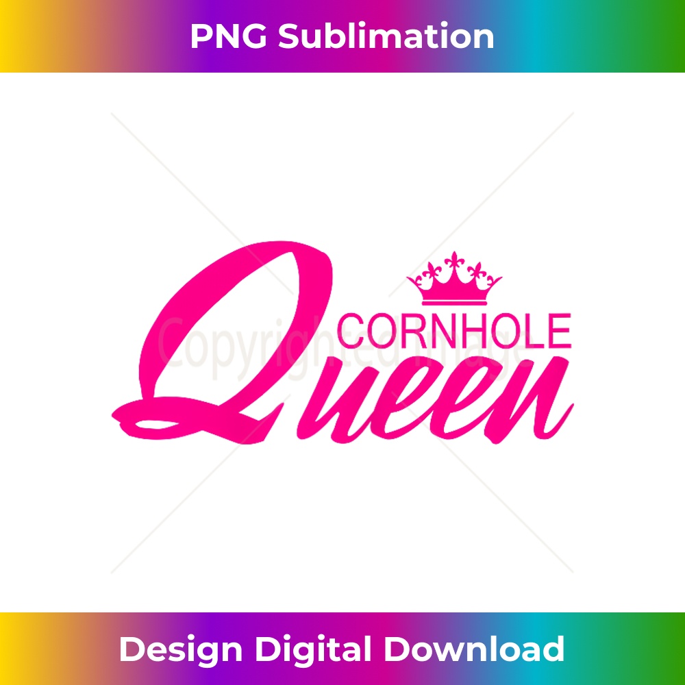 Cornhole Queen Funny Corn Hole Pink - Deluxe PNG Sublimation | Inspire ...