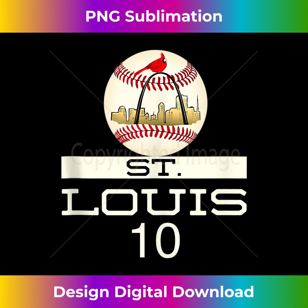 Saint Louis Red Cardinal T Number 10 Cool Baseball City - Cl | Inspire ...