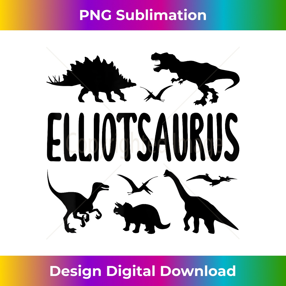 Dinosaur T Rex Elliot Elliotsaurus Boys Dino Name - Chic Sub - Inspire ...