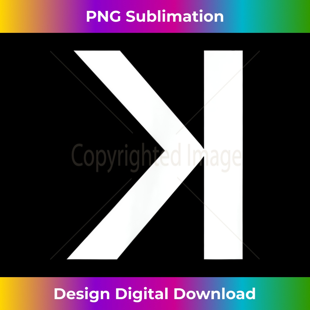 Backwards Letter K - Futuristic PNG Sublimation File - Infus | Inspire ...