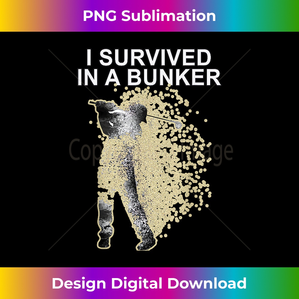 I Survived in a Bunker - Funny Golf Sand Trap - Minimalist S - Inspire ...
