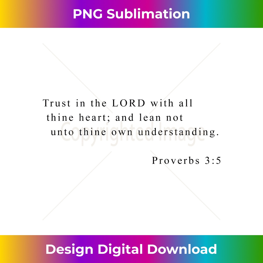 Proverbs 35 Trust in the Lord Bible Verse tee - Innovative P | Inspire ...