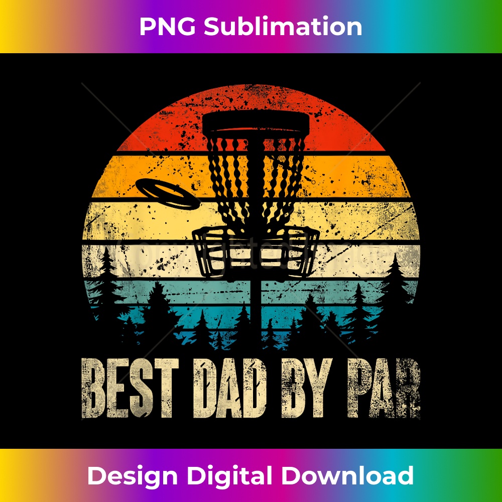 Best Dad By Par Vintage Disc Golf Funny Dad Fathers Day - Vi | Inspire ...