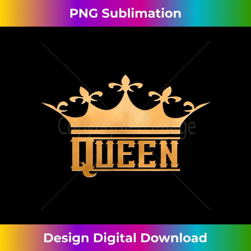 Queen - Fun Sassy Girl Gold Crown - Edgy Sublimation Digital | Inspire ...