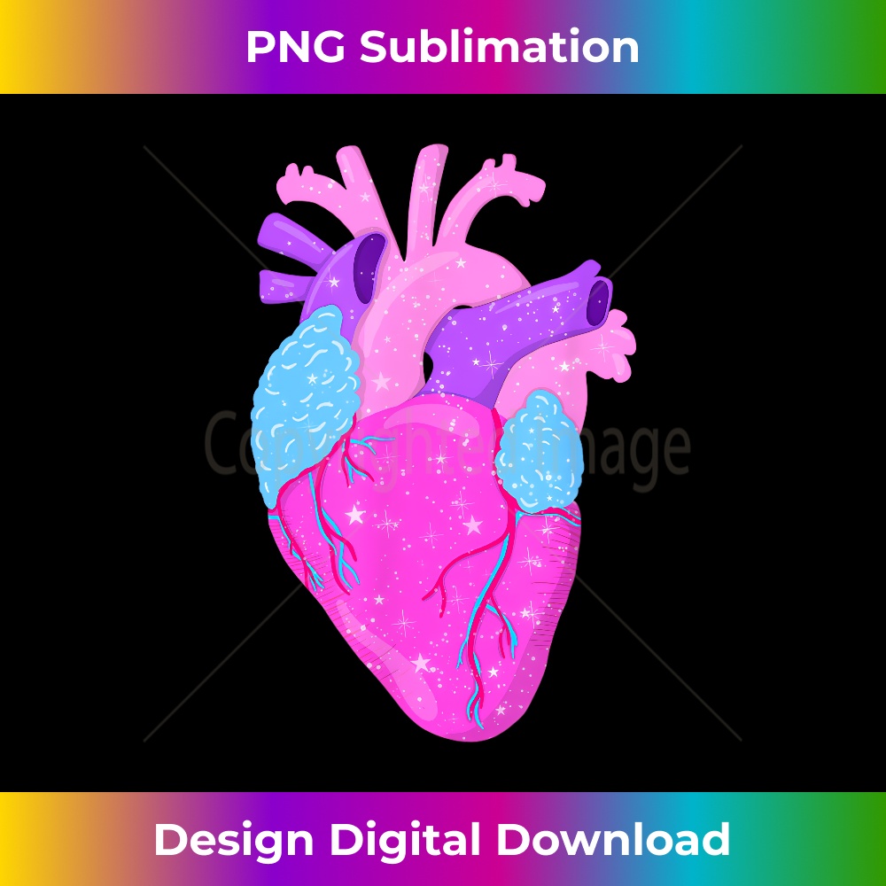 Pastel Goth Heart Anatomically Correct Cardiology Cute - Inn | Inspire ...