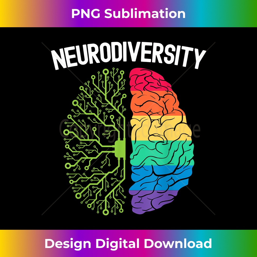 Neurodiversity Rainbow Autism Awareness ASD ADHD Support - A - Inspire ...