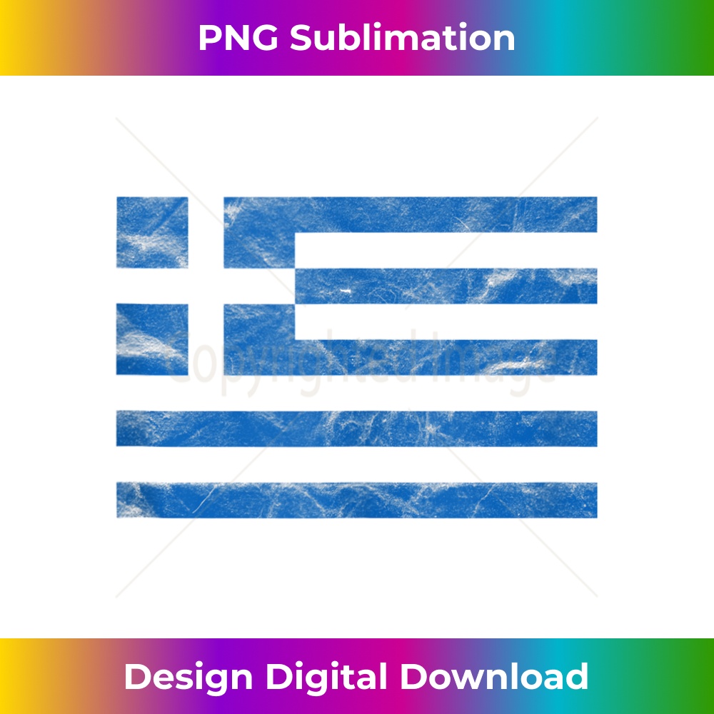 Greece Design with Greek Flag in Vintage Worn Style - Edgy S - Inspire ...