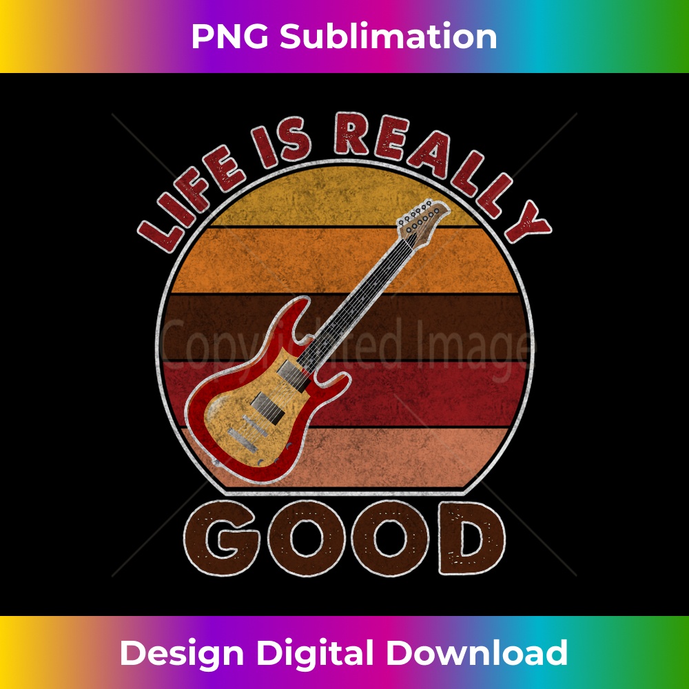 vintage Life Is Really Good Guitar - Bespoke Sublimation Dig | Inspire ...