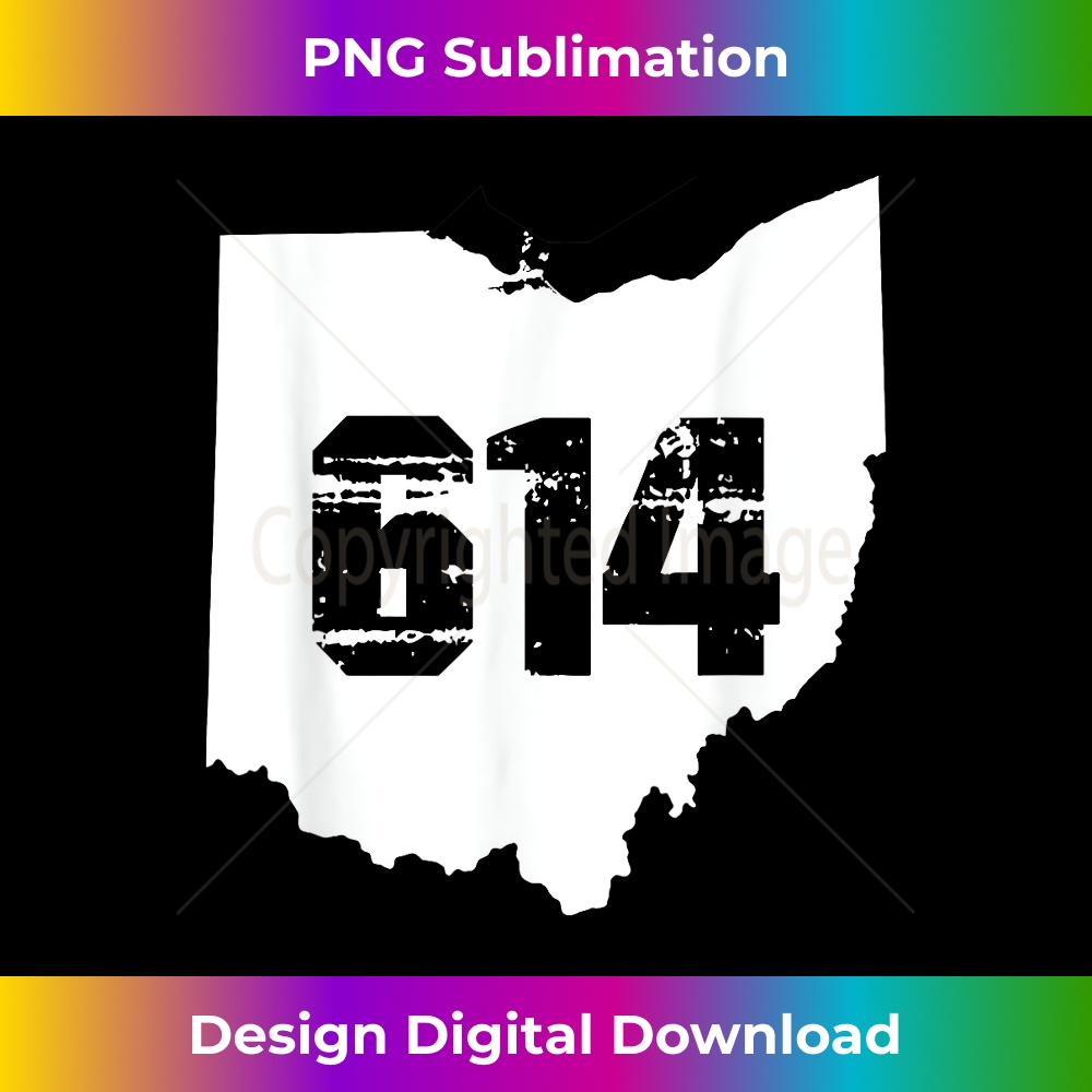 Columbus Ohio 614 Area Code - Classic Sublimation PNG File - | Inspire ...
