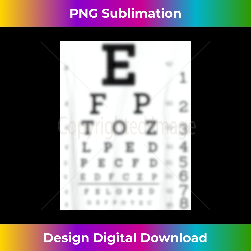 BLURRY EYE CHART VISION TEST FUNNY JOKE EYEGLASSES - Eco-Fri | Inspire ...