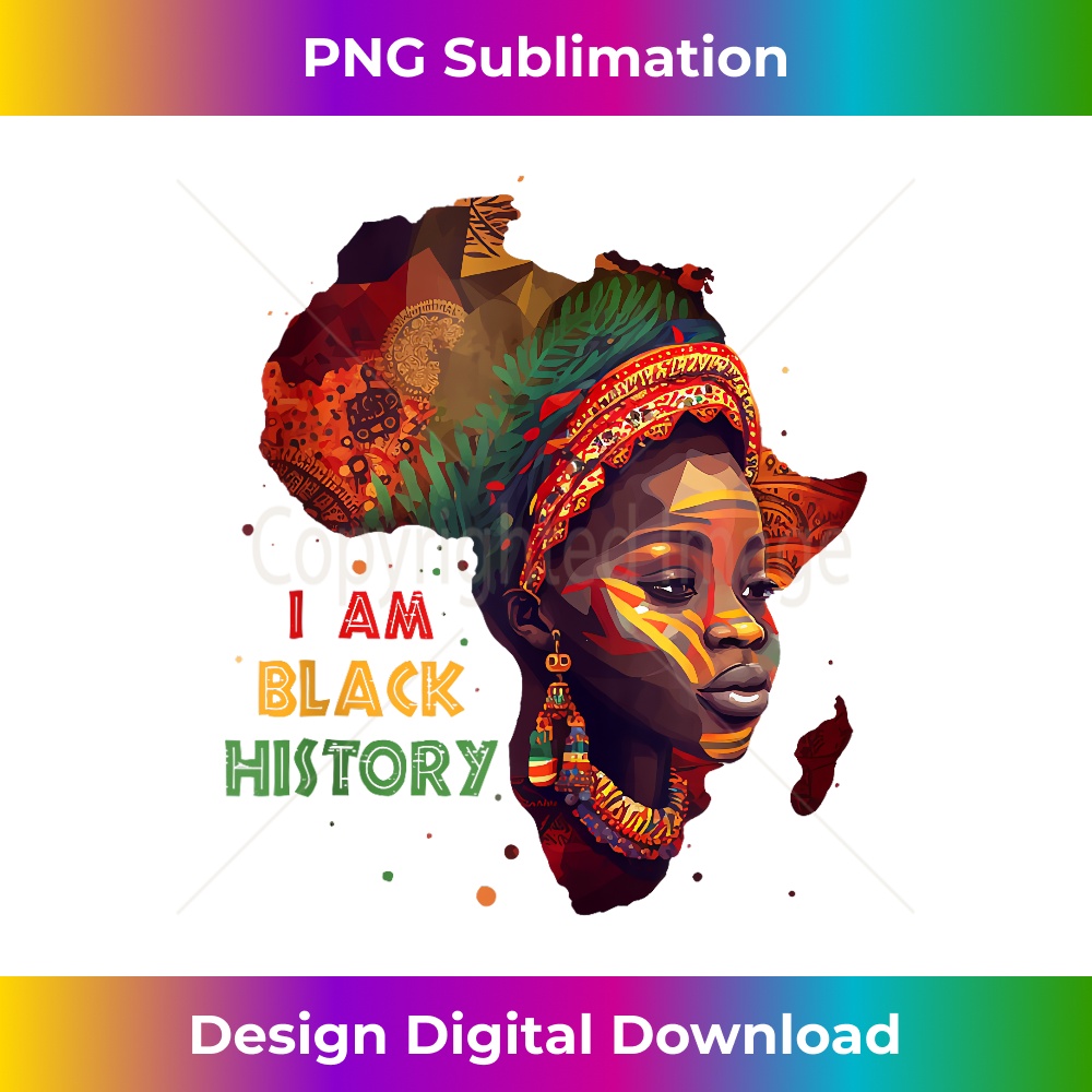 I Am Black History African American Black Africa Map - Subli - Inspire ...