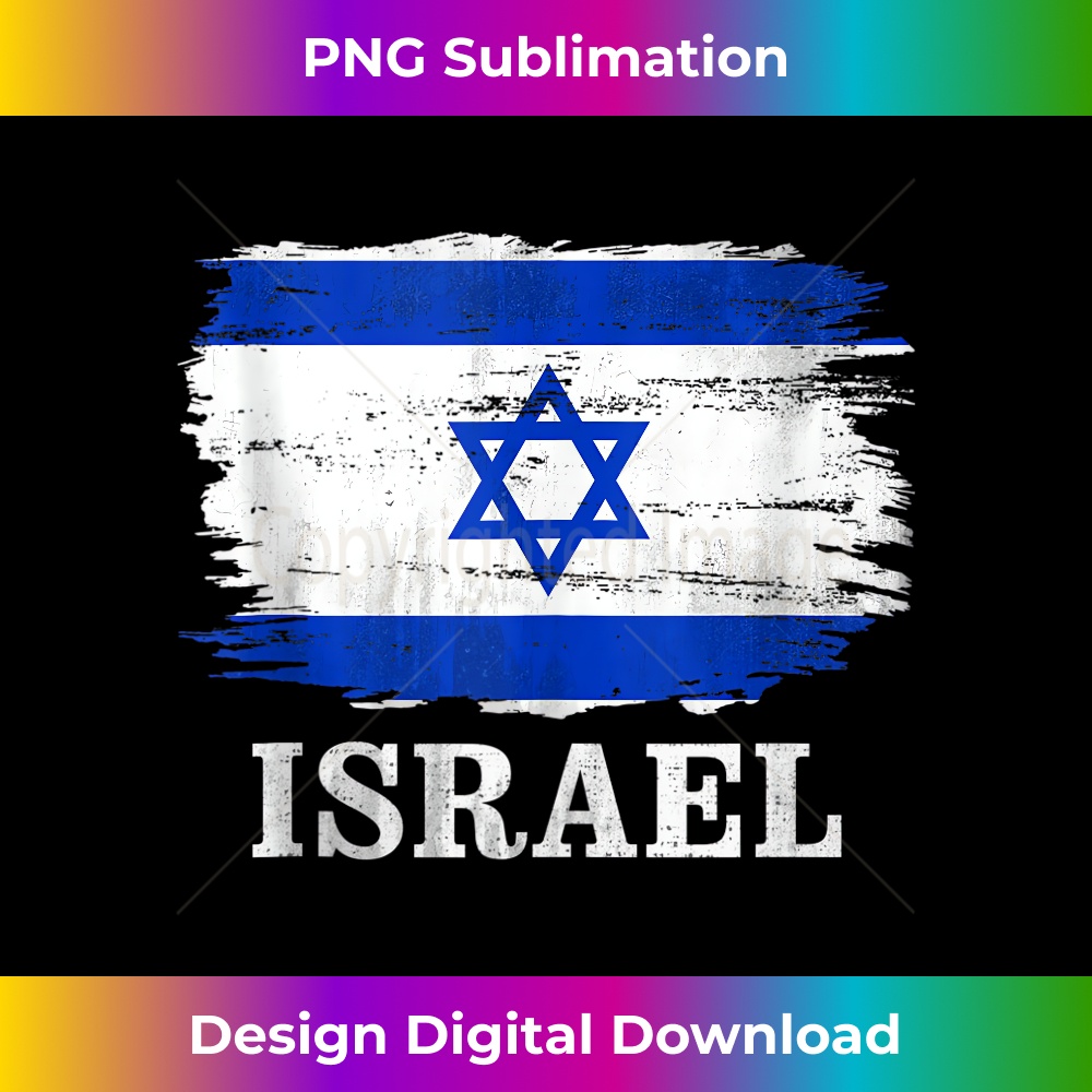 Vintage Israel Flag For Israeli - Chic Sublimation Digital D | Inspire ...