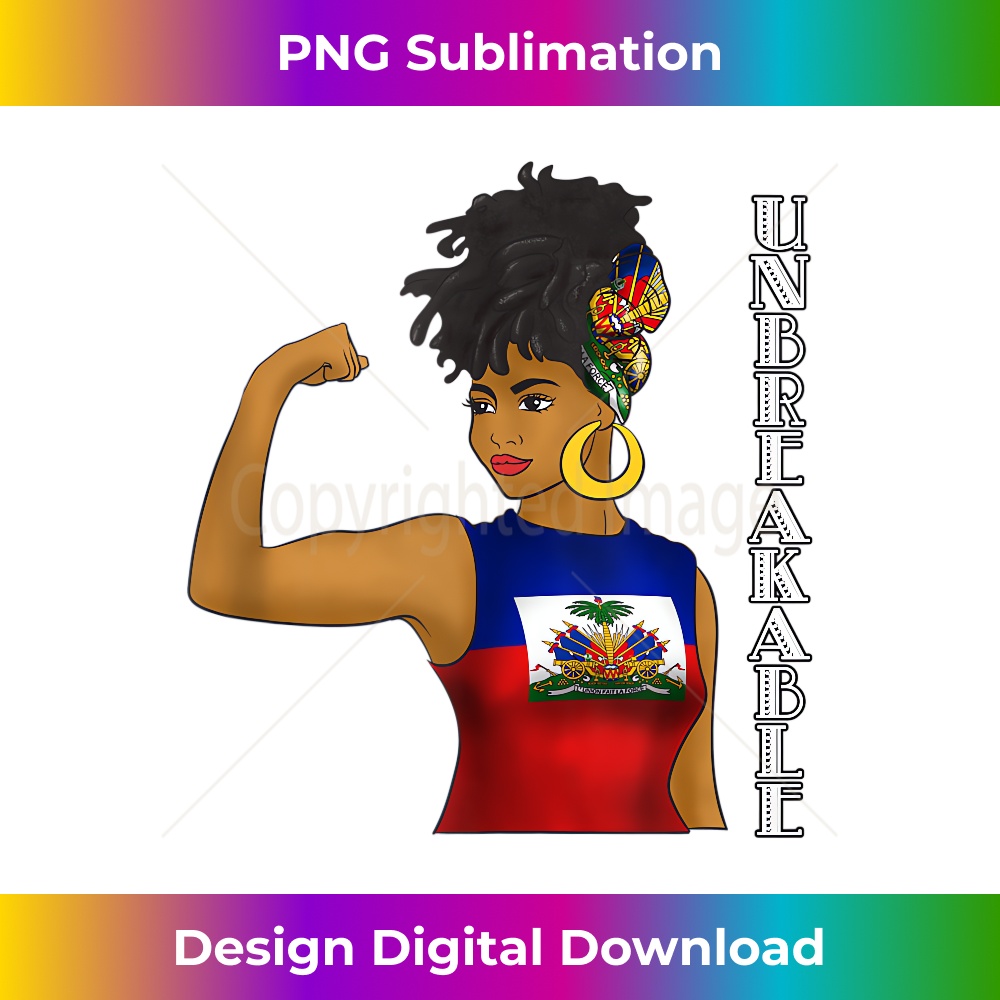 Haiti Haitian Flag Day Proud Ayiti Woman Unbreakable - Eco-F | Inspire ...