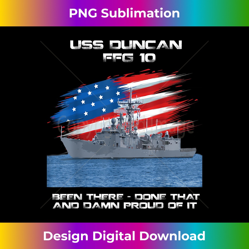 USS Duncan FFG-10 Class Frigate American Flag Veteran - Luxe | Inspire ...